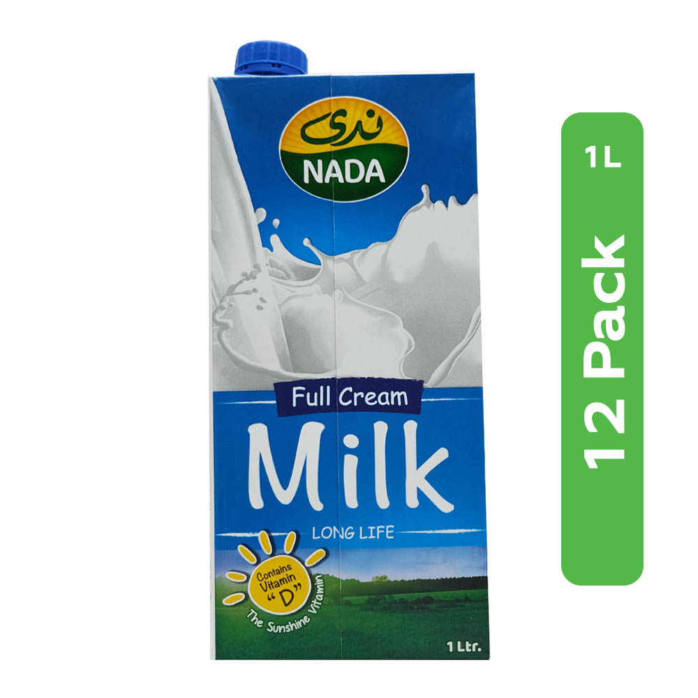 Alosraonline | Nada Whole Long Life Milk 1L [12 Pack]