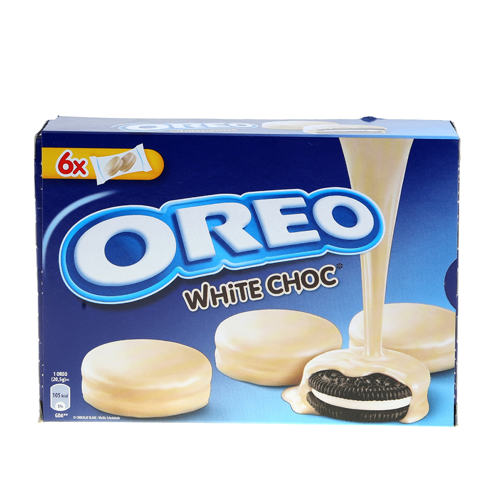 Alosraonline | Oreo White Chocolate Biscuits 246g