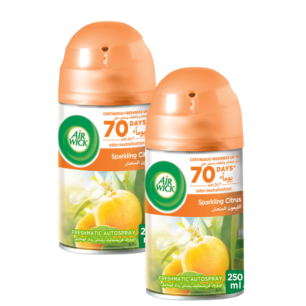 Alosraonline | Airwick Freshmatic Autospray Citrus Refill 2x250ml ...