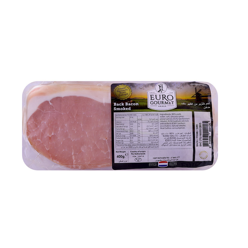 Alosraonline | Euro Gourmet Smoked Back Bacon 400g [Contains Pork]