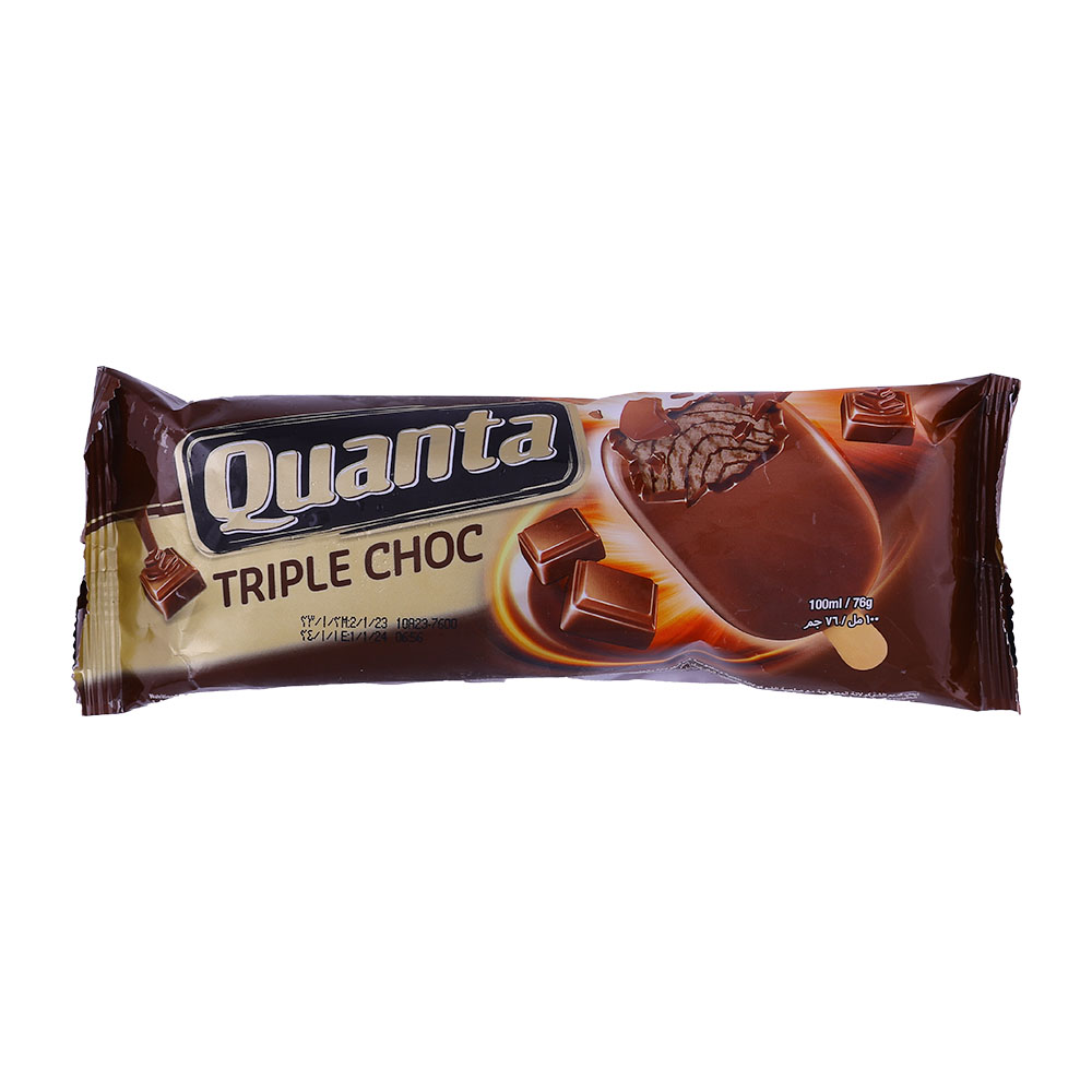 Alosraonline | Quanta Ice Cream Triple Chocolate Stick 100ml