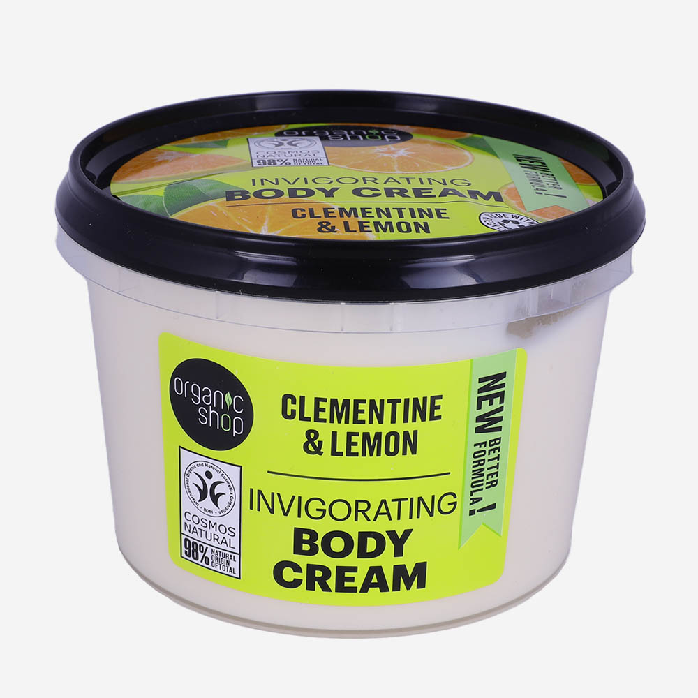 Alosraonline | Organic Shop Clementine & Lemon Invigorating Body Cream ...
