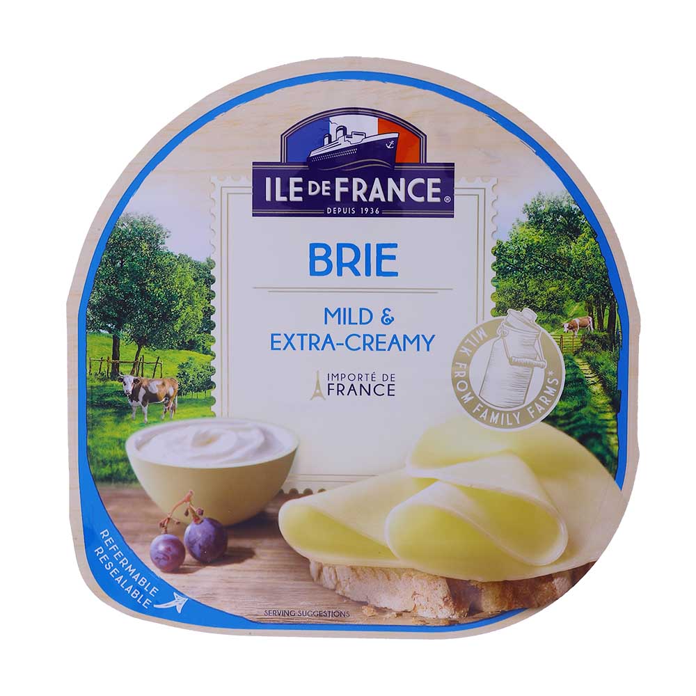 Alosraonline | Ile De France Brie Mild & Extra Creamy Cheese Slices 150g