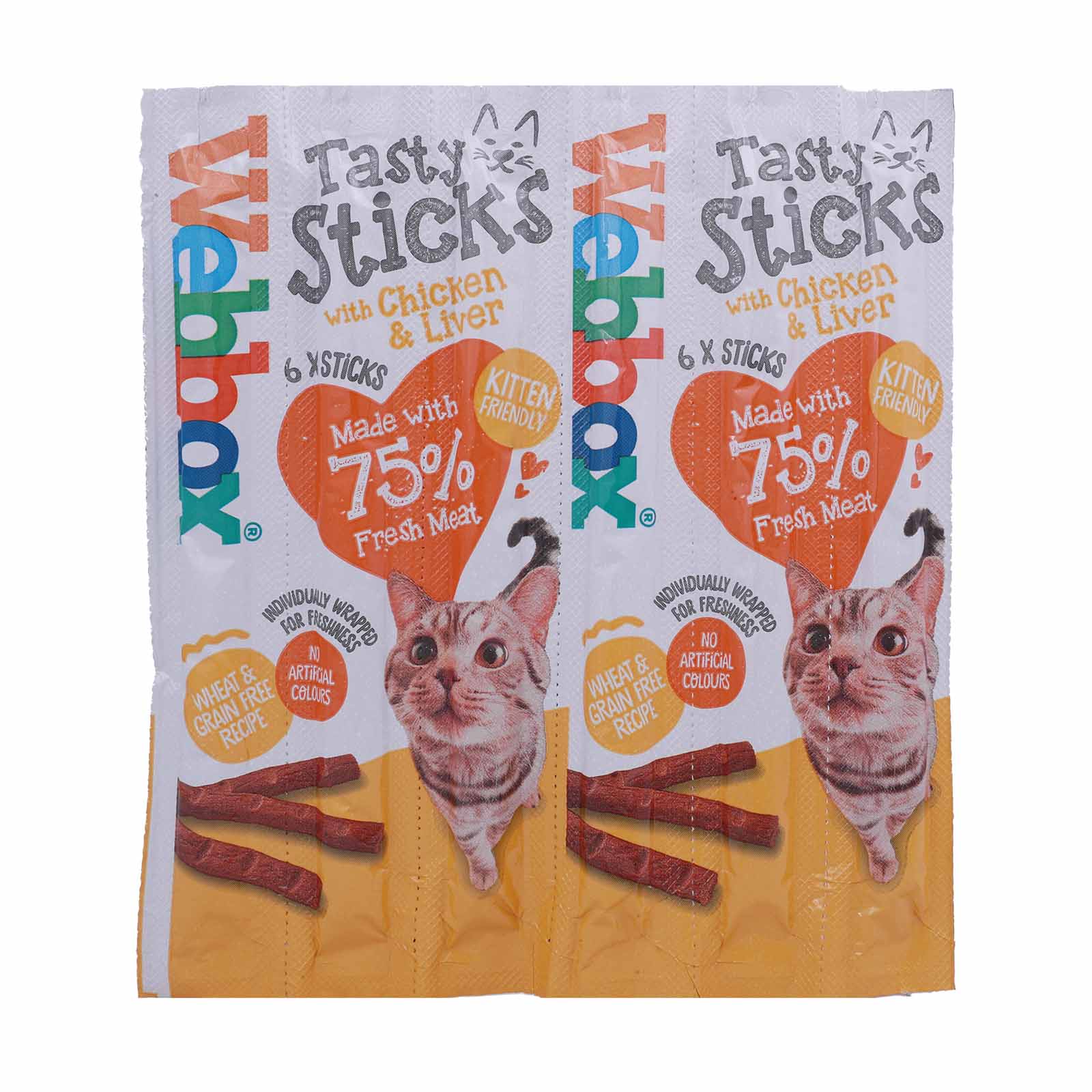Alosraonline | Webbox Tasty Sticks Chicken & Liver Cat Sticks 30g