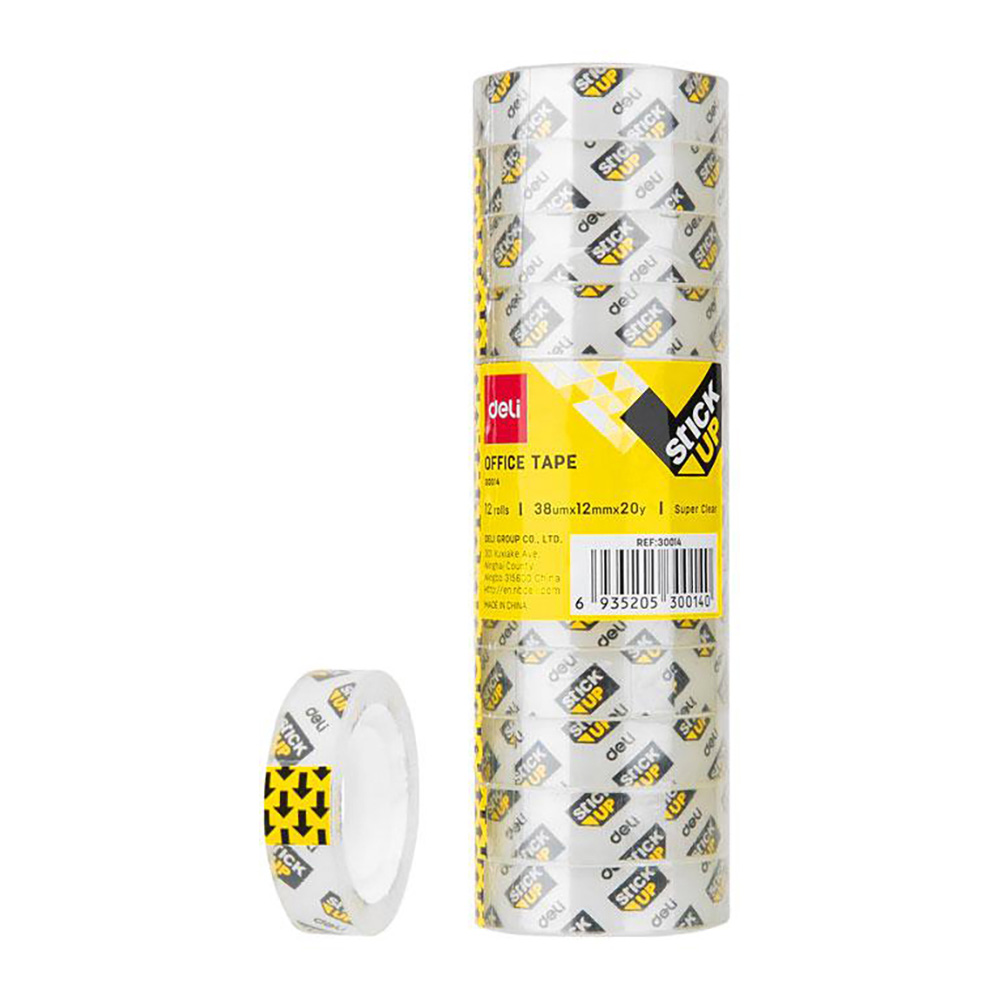 Alosraonline | Deli Clear Tape 18mm X 20y 8Rolls/pack