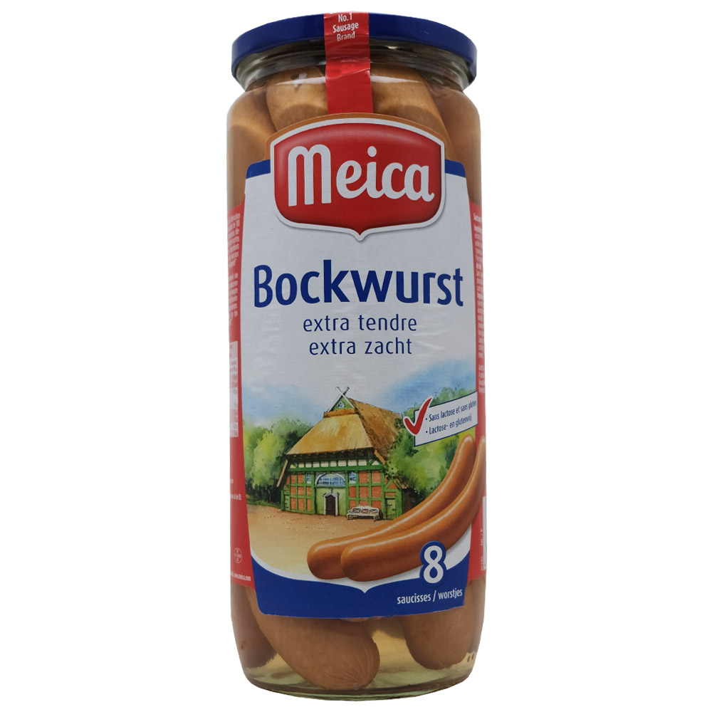 Alosraonline | Meica Bockwurst 1Kg [Contains Pork]