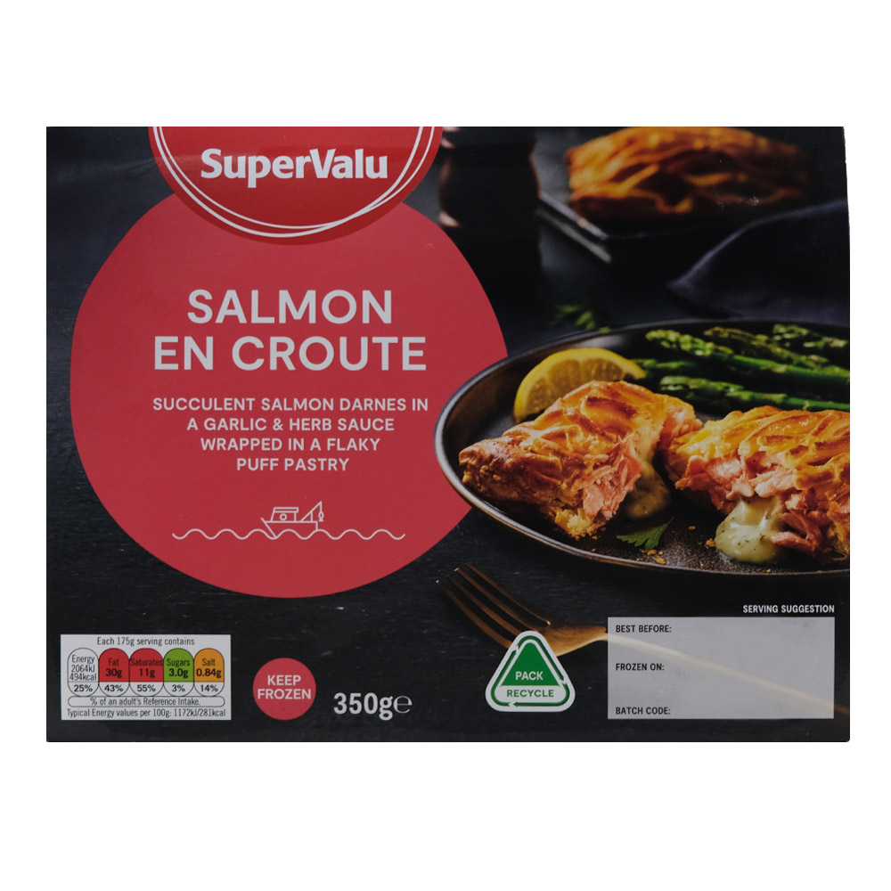 Alosraonline | Supervalu Salmon En Croute In Garlic & Herb Sauce Puff ...