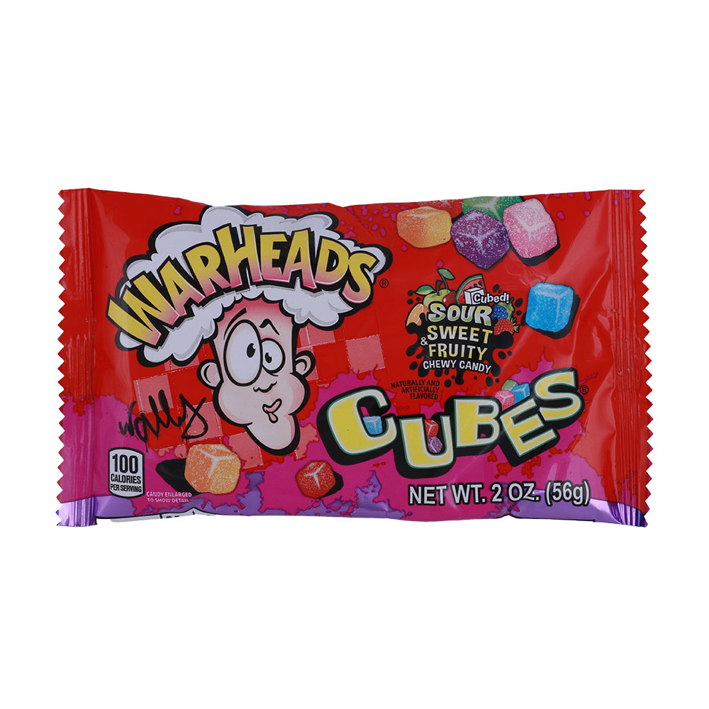 Alosraonline | Warheads Sour Chewy Cube Candies 56g