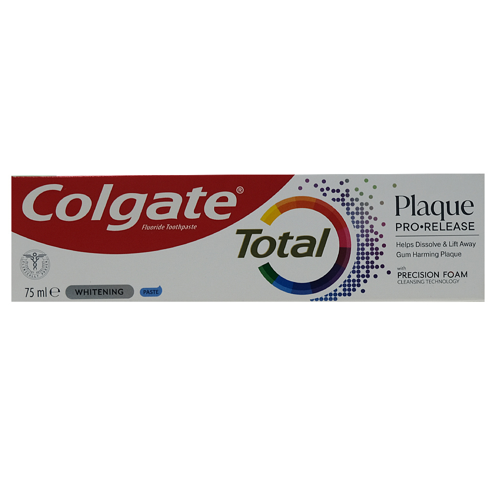 Alosraonline | Colgate Total Plaque Pro-Release Whitening Toothpaste 75ml