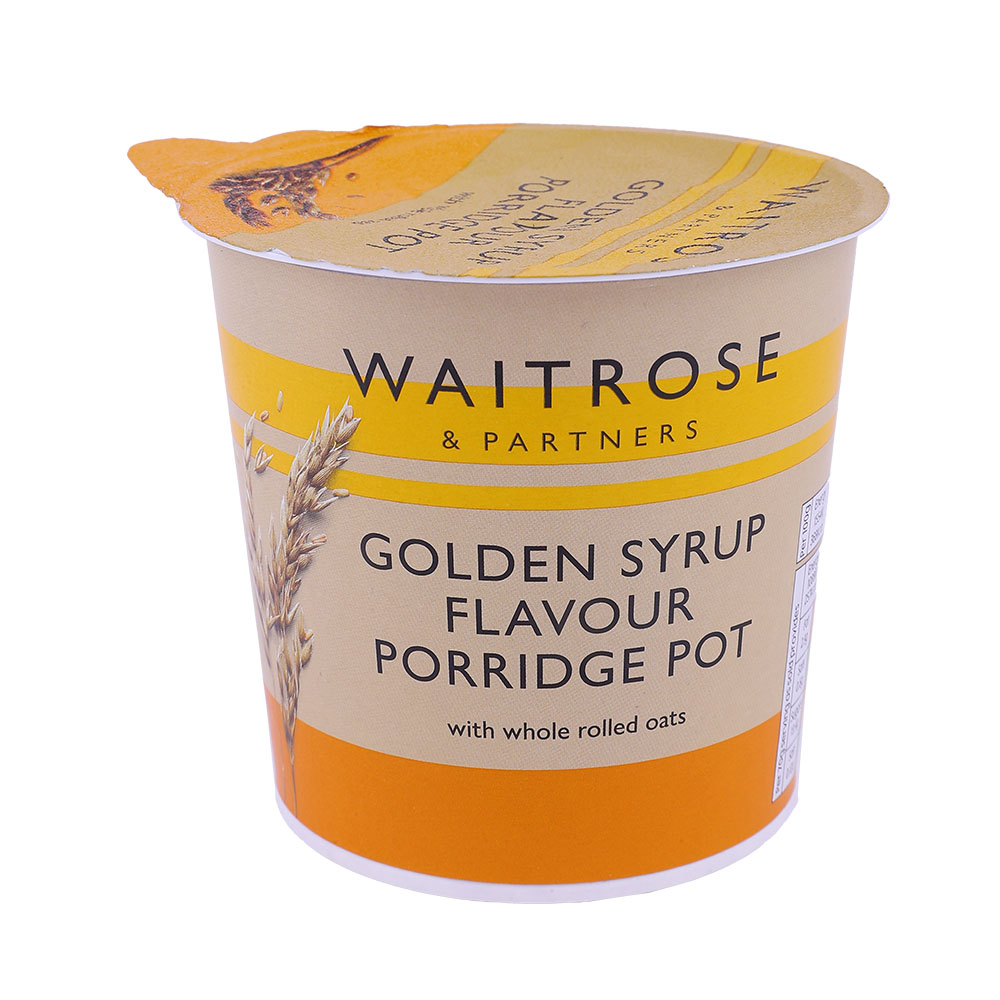 Alosraonline | Waitrose Golden Syrup Porridge Pot 70g