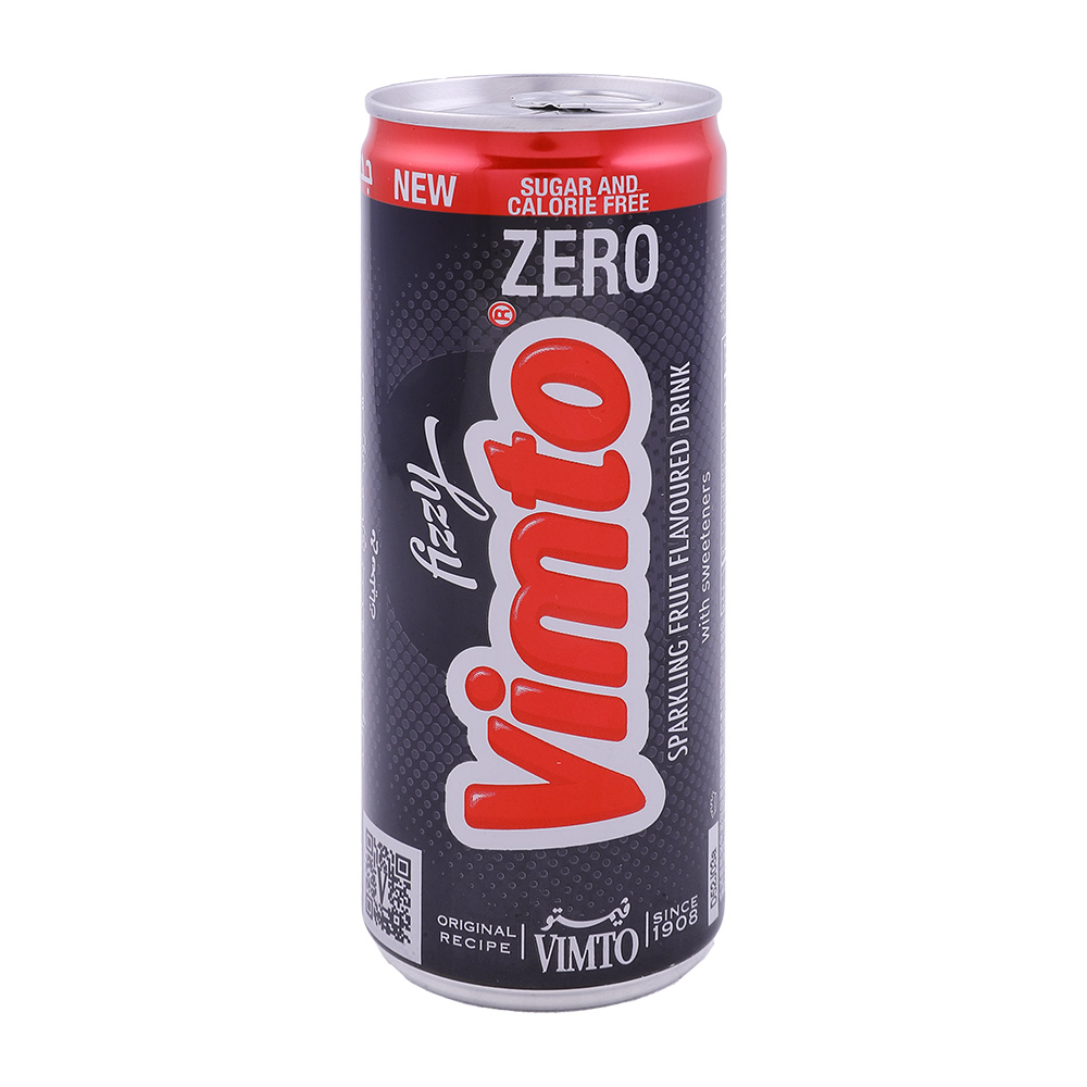 Alosraonline | Fizzy Vimto Zero Sparkling Soft Drink 250ml