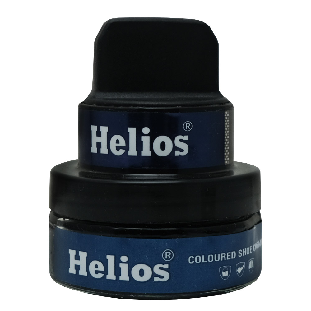 Alosraonline | Helios Black Colour Shoe Polish Cream 48g